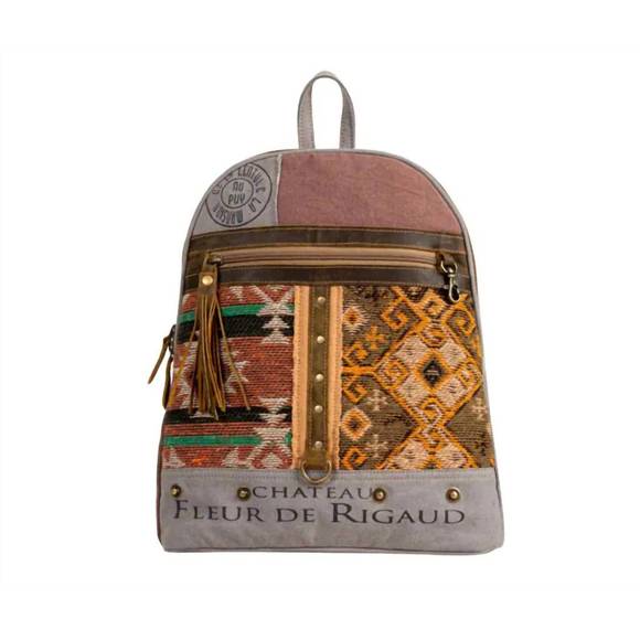 MYRA BAGS | Bags | New Myra Bags Becky Mixed Print Backpack In Brown ...